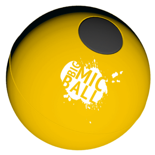 BIG MIC BALL A - A Throwable Microphone Ball.
